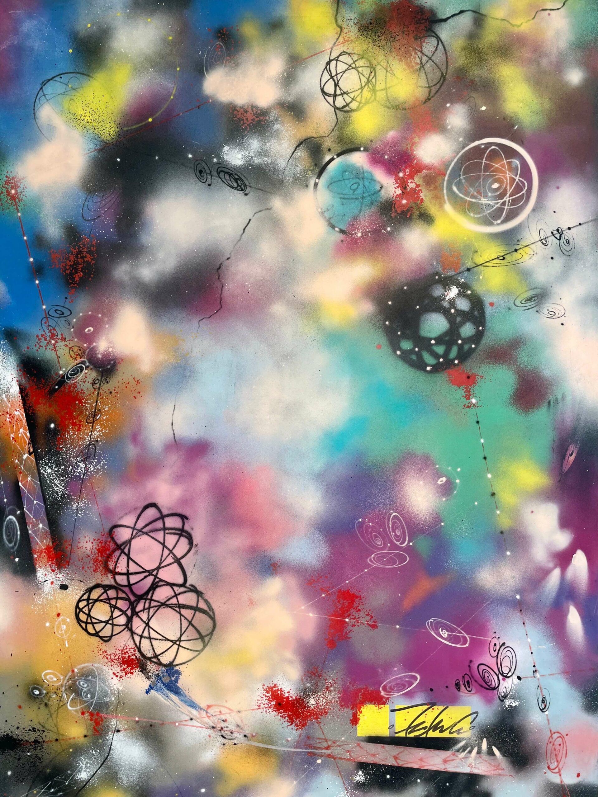 Futura 2000 dans la collection agnès b. - Background Paris